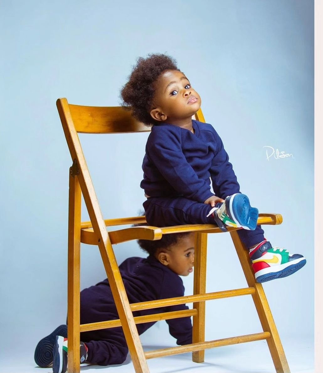 Gabriel Afolayan Flaunts Wife, Lovely Twins - Kemi Ashefon Love Haven