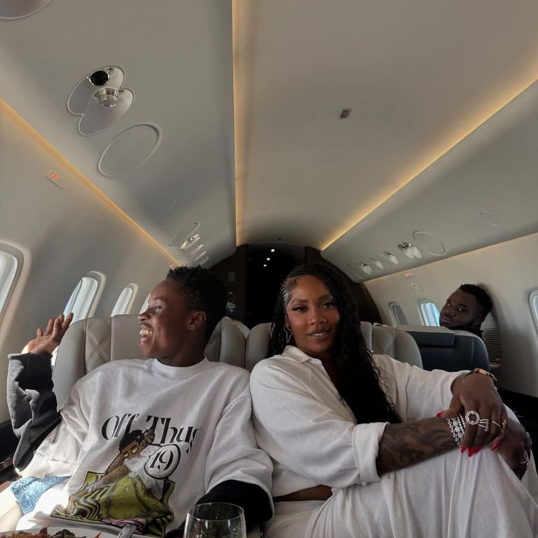 Tiwa Savage Hosts TikToker Peller On Private Jet (Photos) - Kemi ...